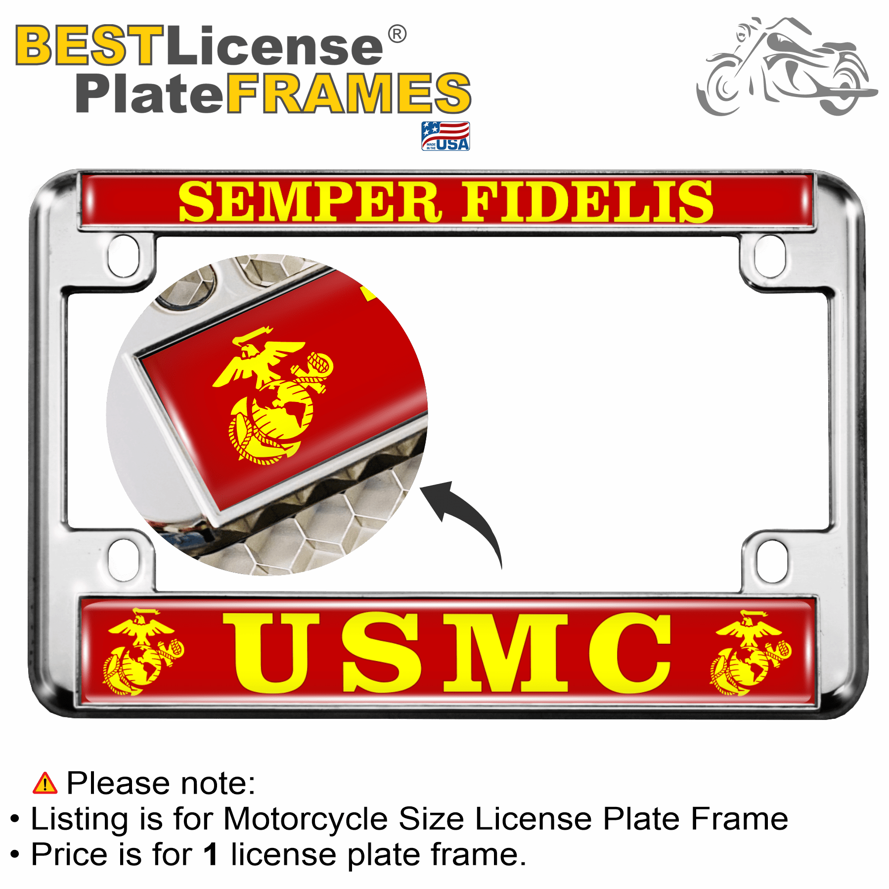 [Officially Licensed USMC Product] - Semper Fidelis USMC with EGA logo ...