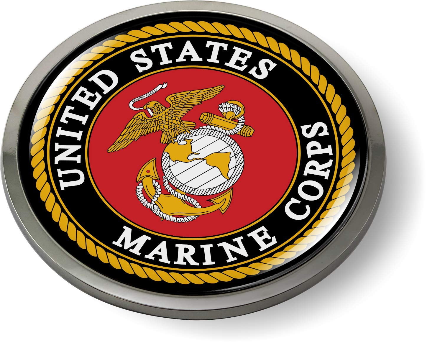 BestLicensePlateFrames - United States Marine Corps, USMC 3D Domed CAR ...
