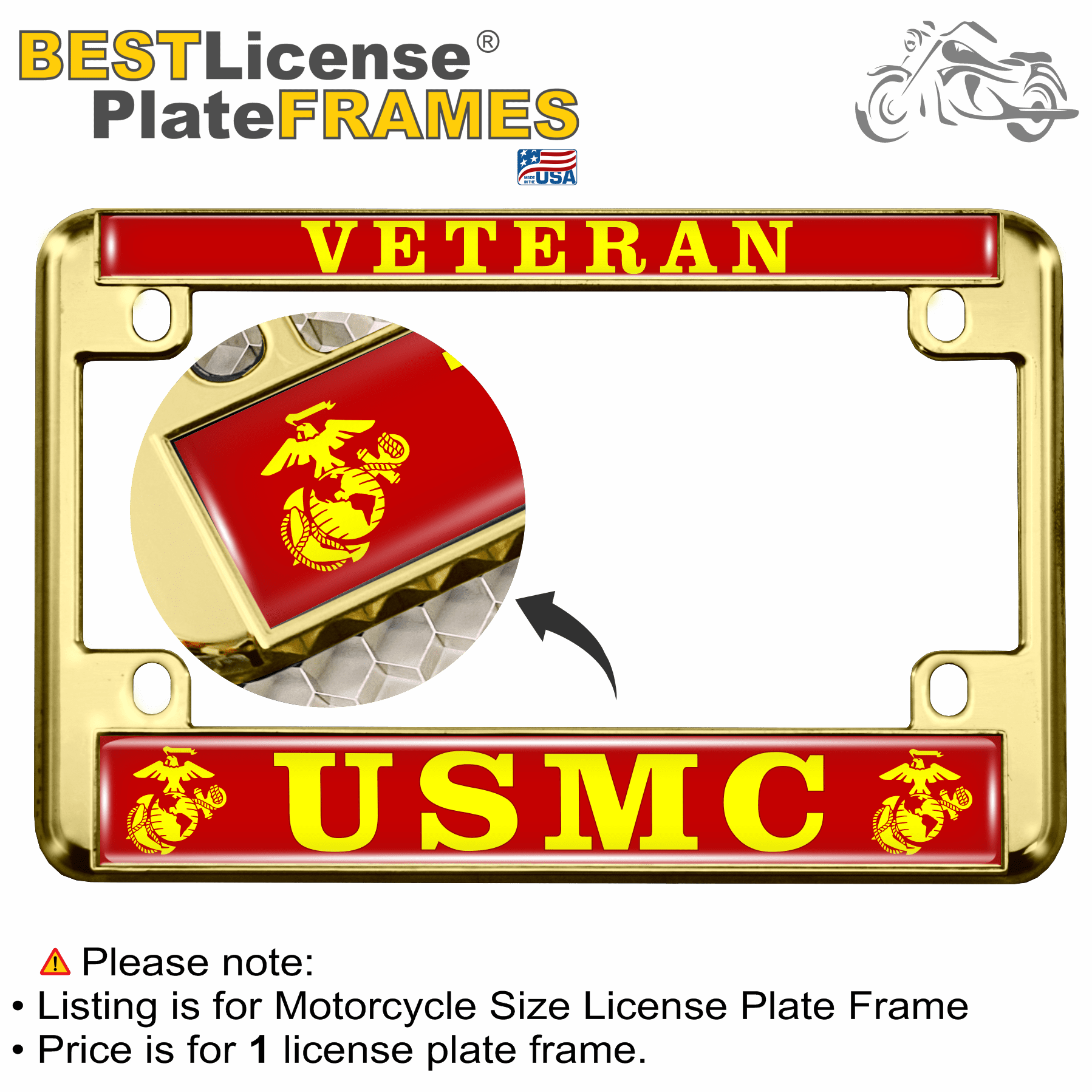 [Officially Licensed USMC Product] - Veteran USMC with EGA Logo Design ...