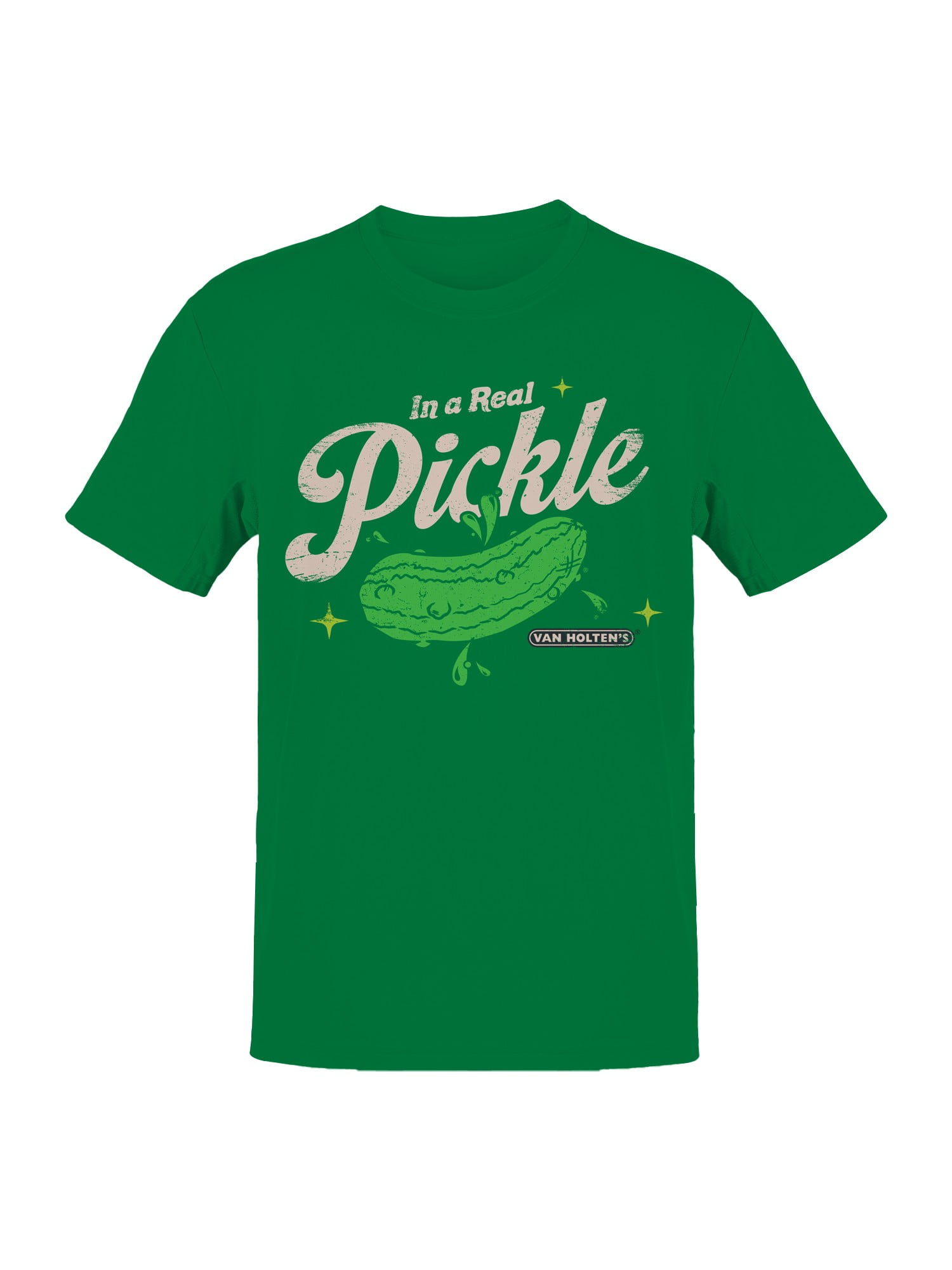 Officially Licensed Van Holten's Pickles In a Real Pickle Men's T-shirt ...