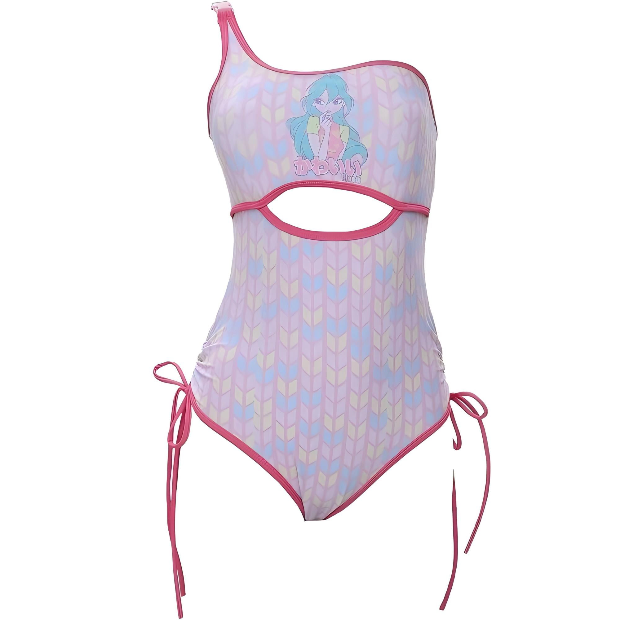 [Officially Licensed] Winx Club Bloom One Piece Swimsuit for Women Pink ...