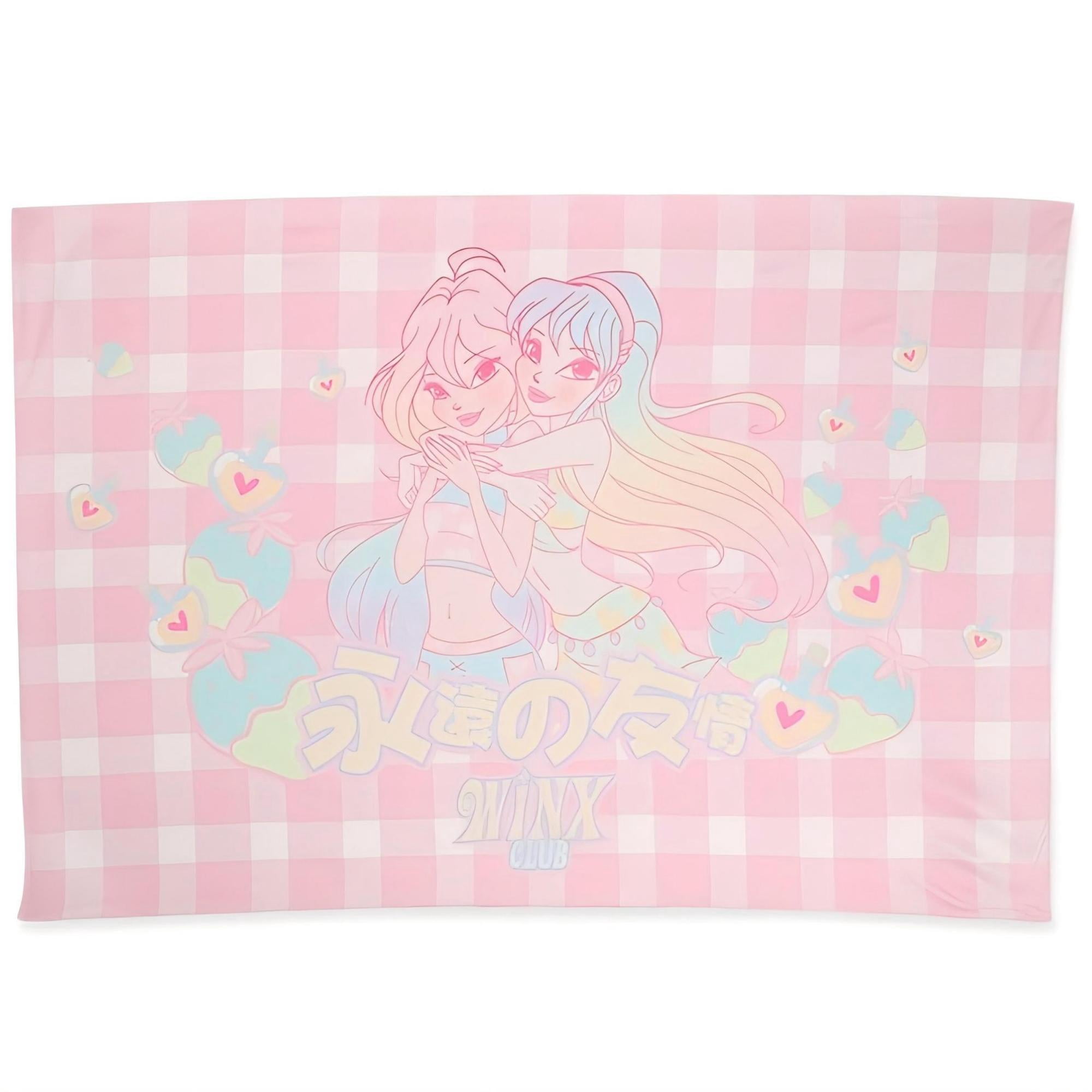 [Officially Licensed] Winx Club Bloom Stella Tapestry Pink Wall ...