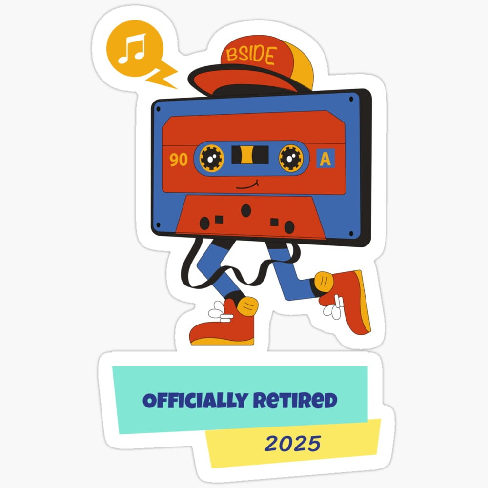 Officially Retired 2025 Sticker Phone Decal Water Bottle Stickers Car ...