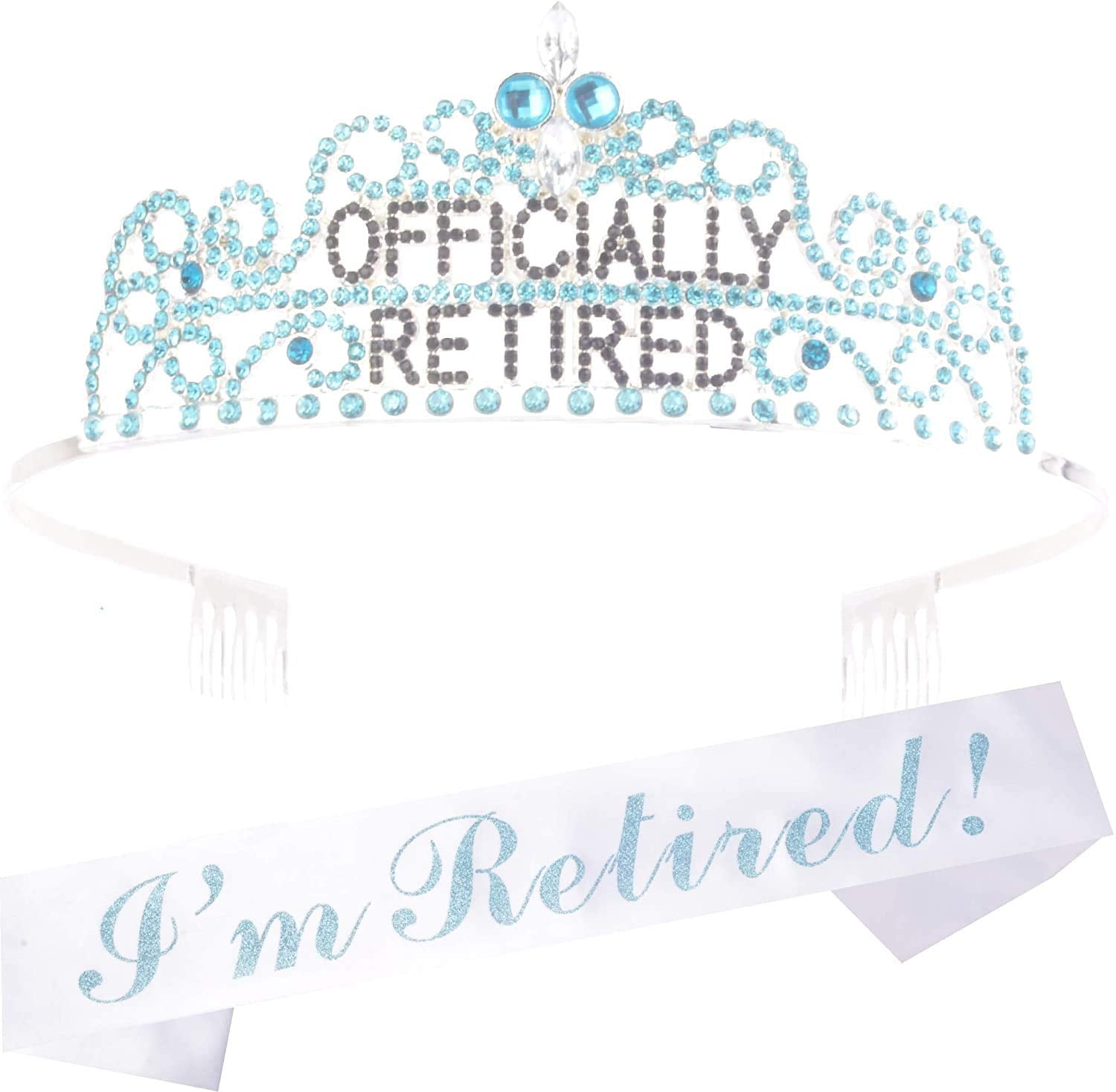 Retirement Decorations Party Sash and Crown for Women - Fabulous Set ...