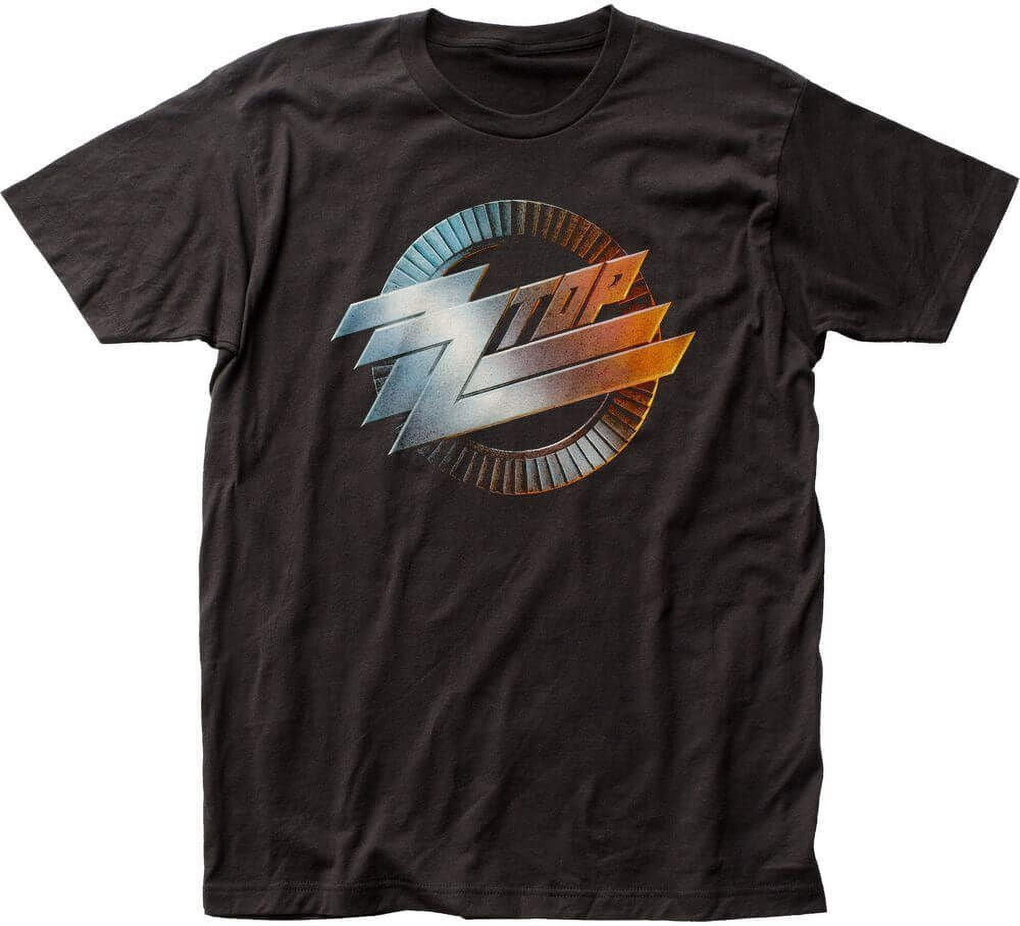 Officially licensed ZZ Top Recycler Logo Mens Black T Shirt ZZ Top ...