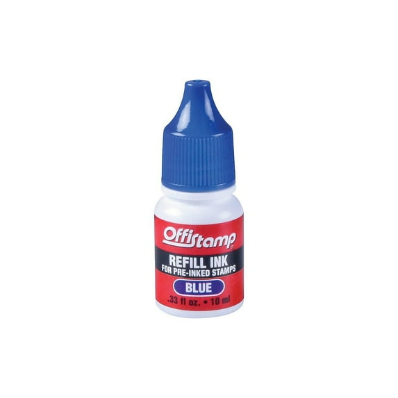 Offistamp Ink Refill Blue Ink 34518 - Walmart.com