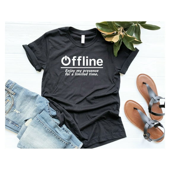 Offline Gamer Shirt, Funny Gamer Gifts, Cute Gaming Shirt, Game Lover ...