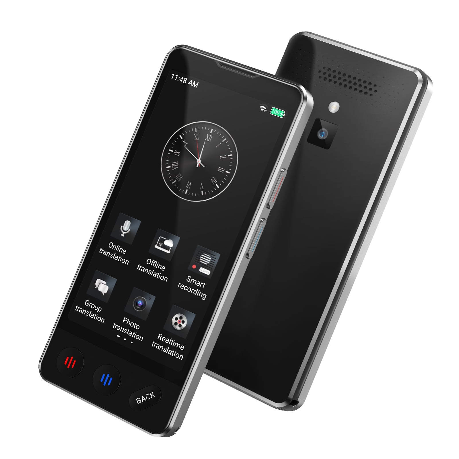 Offline Language Translator Device, Two-Way Smart Voice and 75+Offline ...