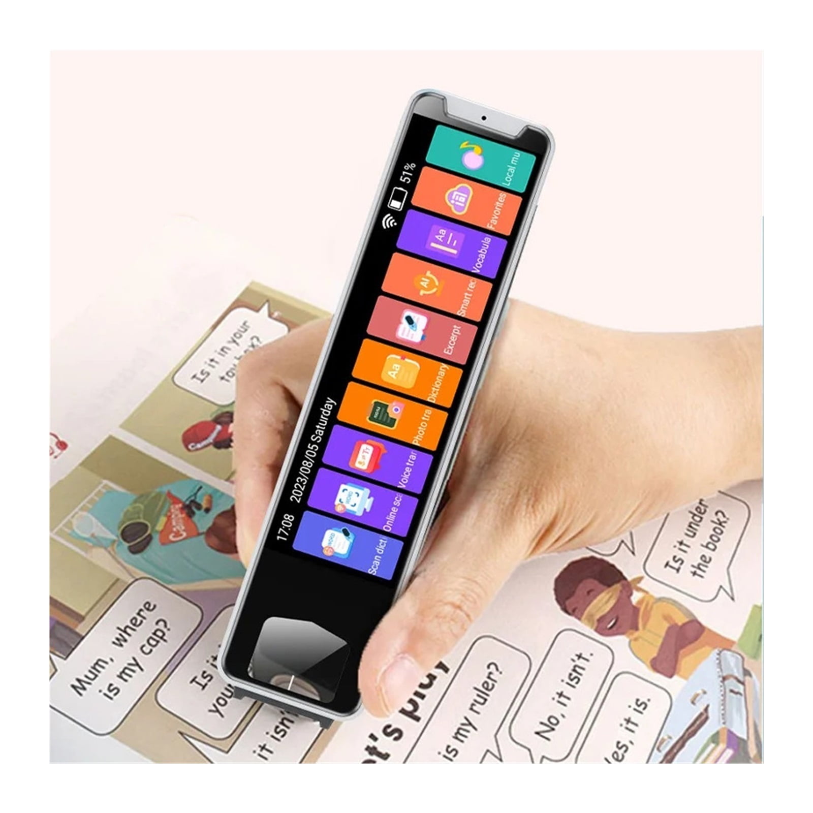 Offline Smart Language Translation Pen Scanner Voice Translator Machine ...