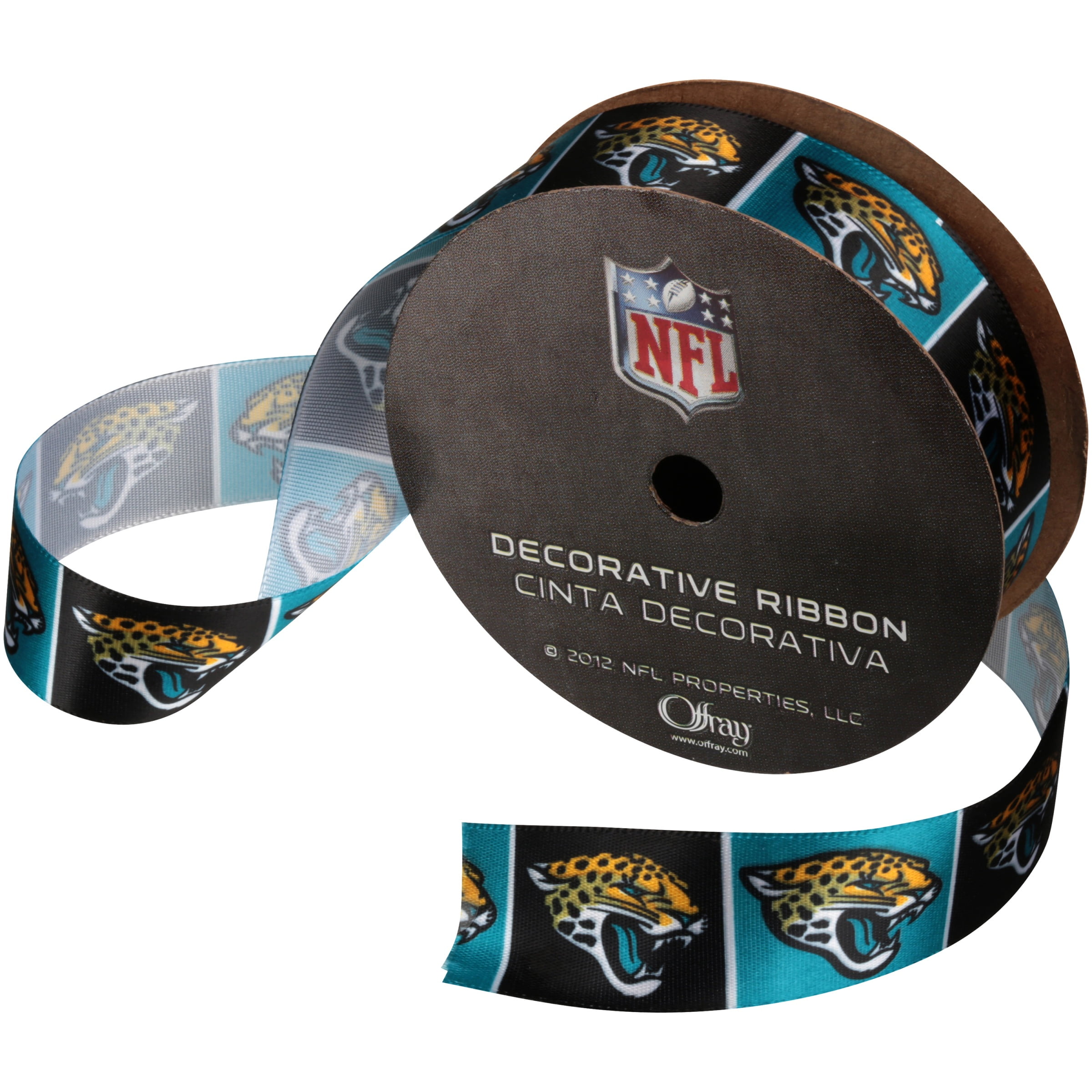 Offray 2.5" NFL Jacksonville Jaguars Ribbon, 9 Feet, 1 Each - Walmart.com