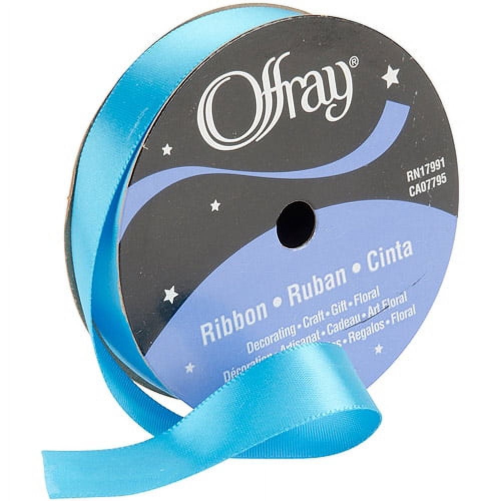 Offray 5/8" x 18' Single Face Satin Ribbon, 1 Each - Walmart.com