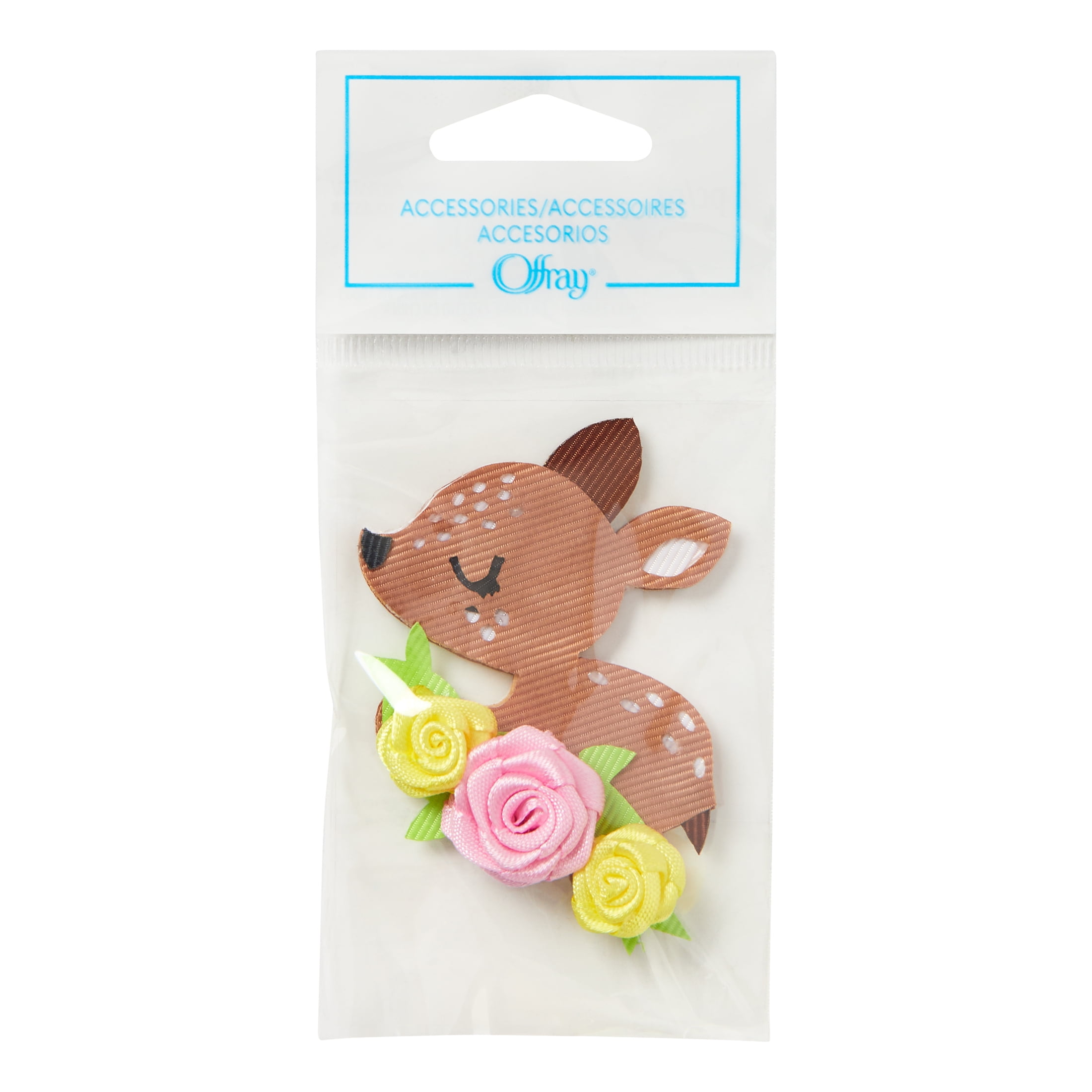 Offray Accessories, Brown 2 3/8 inch Ribbon Fawn Sculpture will make a ...