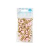 Offray Hot Pink 4 1/2" Handmade Chiffon Flower, Craft,1 Each - Walmart.com