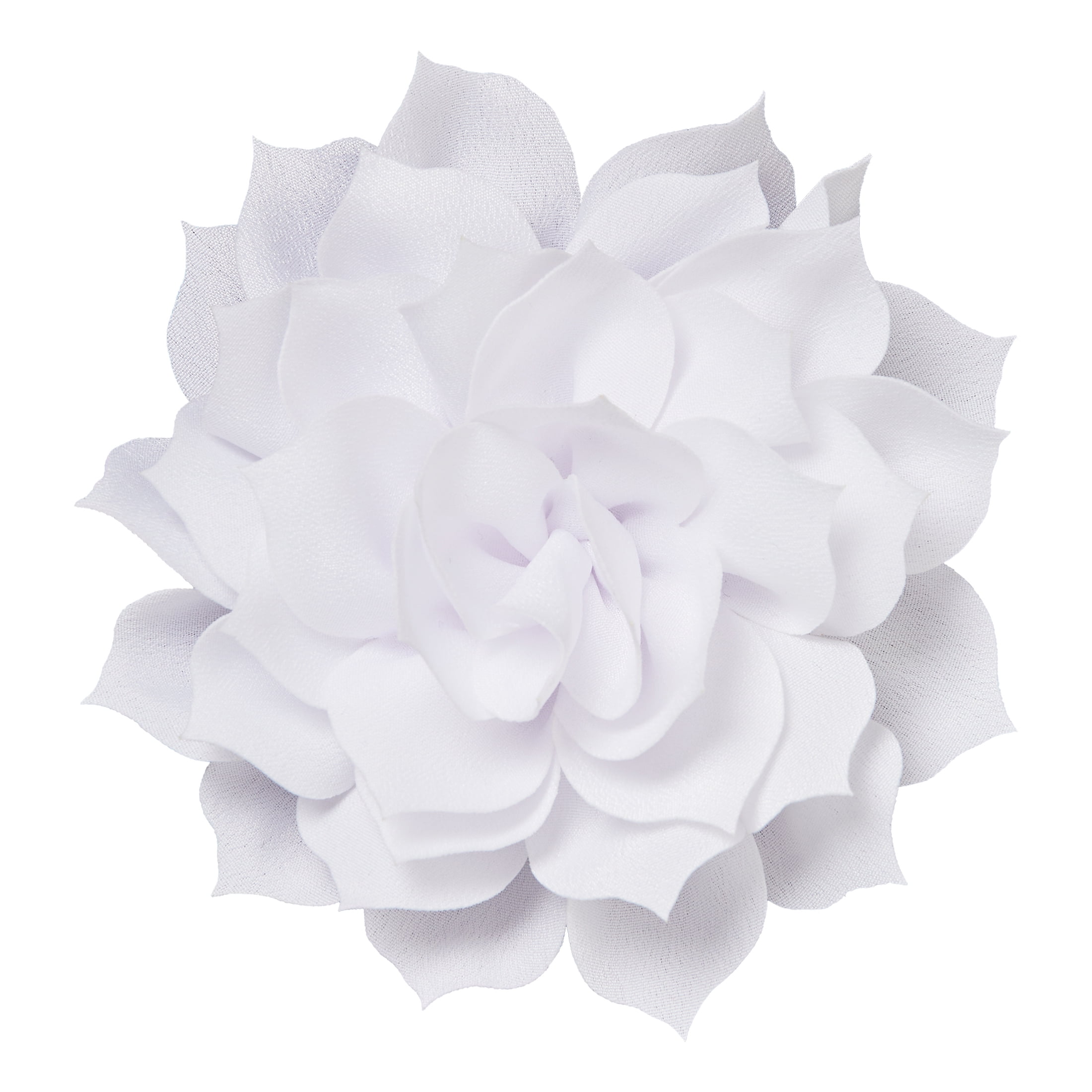 Offray Accessories, White 4 1/2 inch Lotus Flower great for sewing and ...