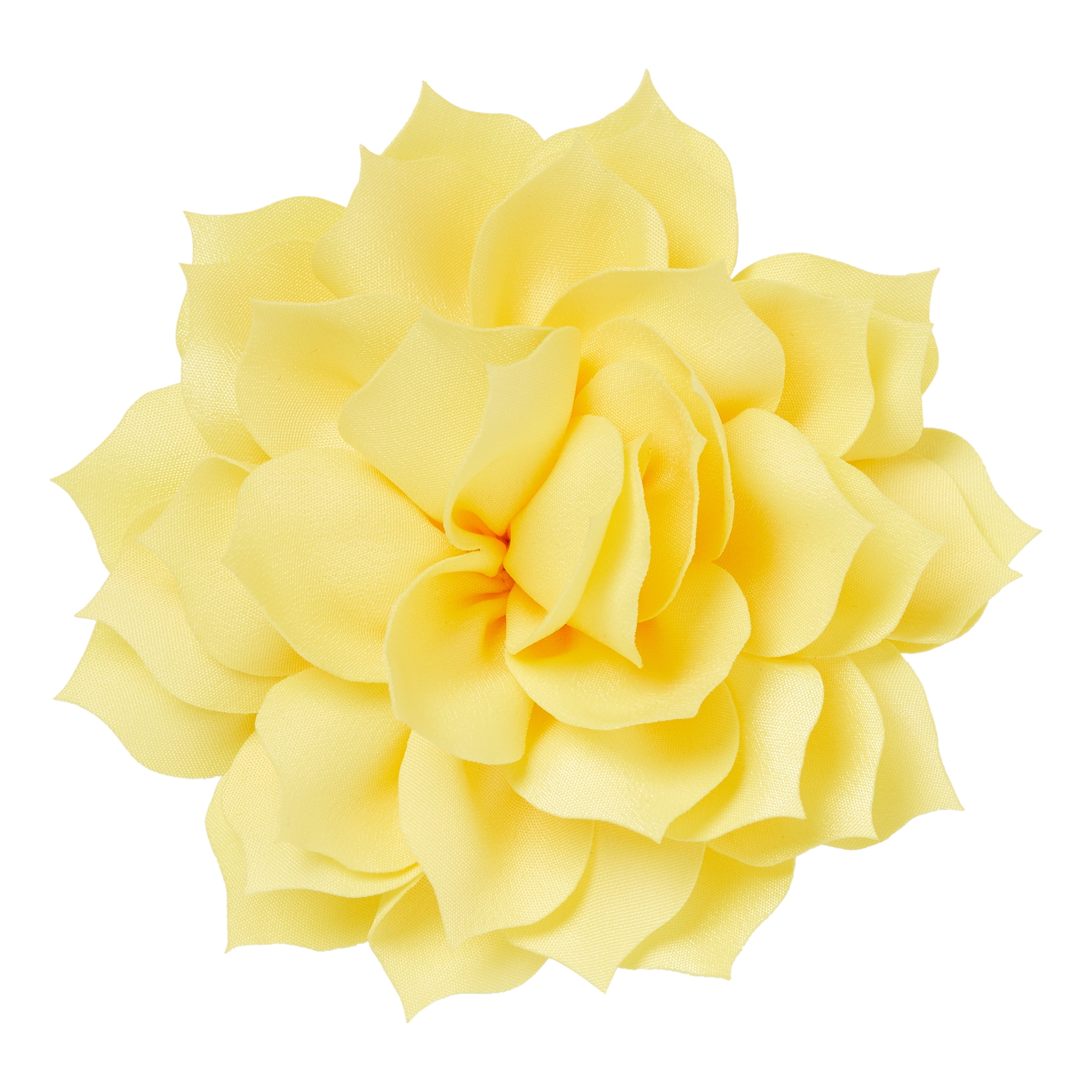 Offray Accessories, Yellow 4 1/2 inch Lotus Flower great for sewing and ...