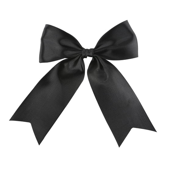 Offray Black Large Grosgrain Bow with Tails, 1 Each - Walmart.com