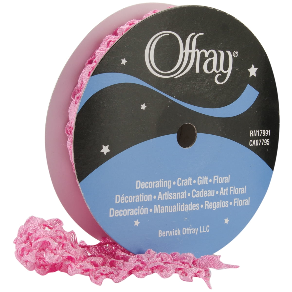 Headband Ribbon 7/8"X4yd-French Pink, Pk 4, Offray - Walmart.com