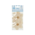 Offray natural burlap flower accessor yard for wedding, hair clips and ...