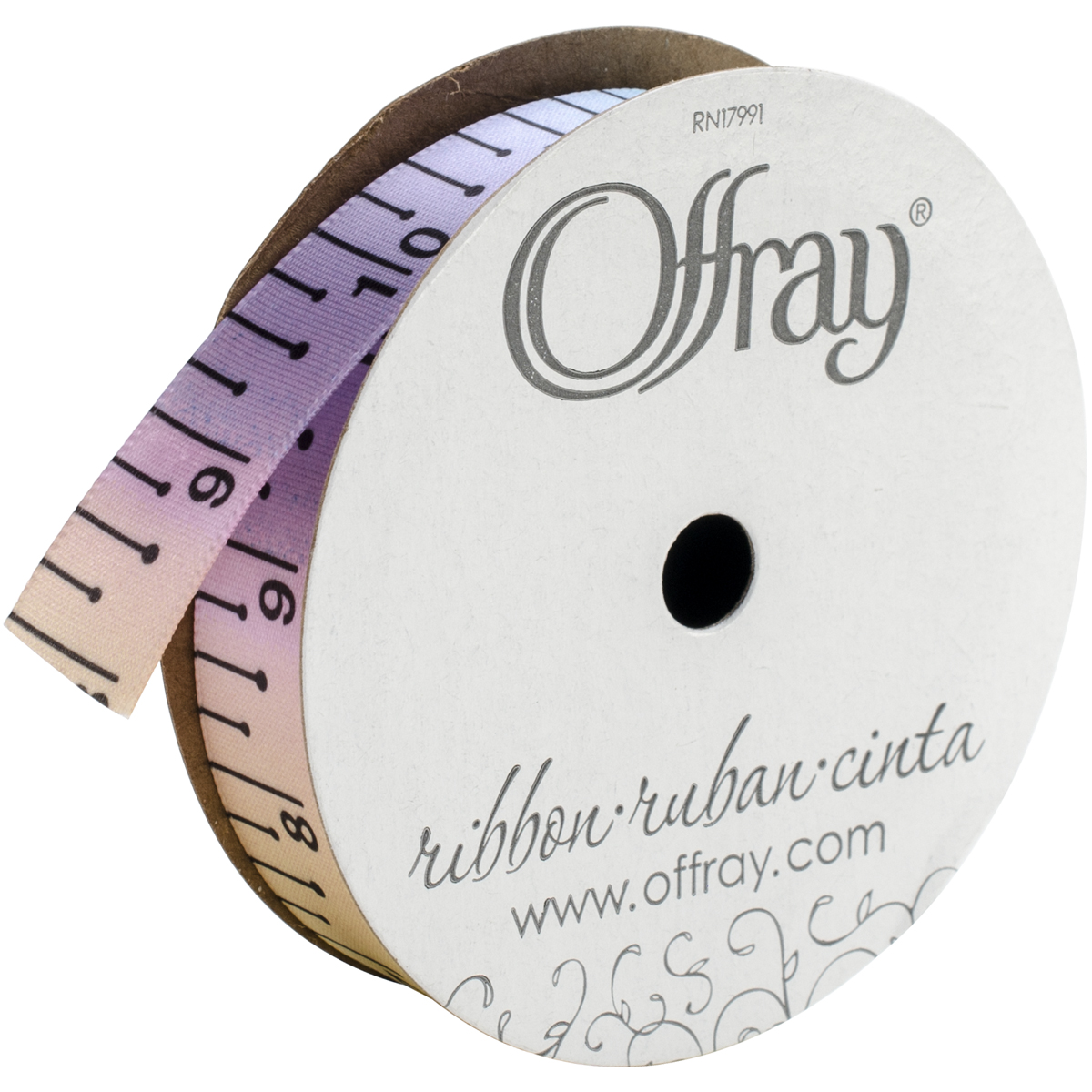 Offray Ribbon Assorted Colors Polyester Ribbon, 3.25" x 0.62" - Walmart.com