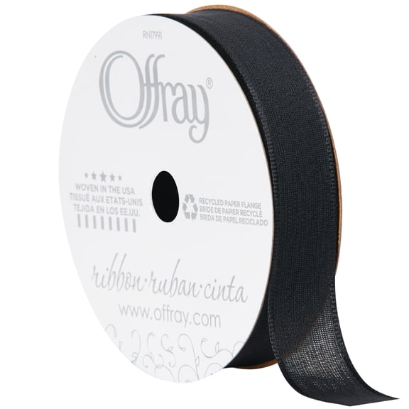 Berwick Black 1 1/2 inch Grosgrain Polyester Ribbon 12 feet for Crafts ...