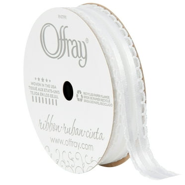 Offray 0.625" Rose Garland Jacquard Ribbon, 1 Each - Walmart.com