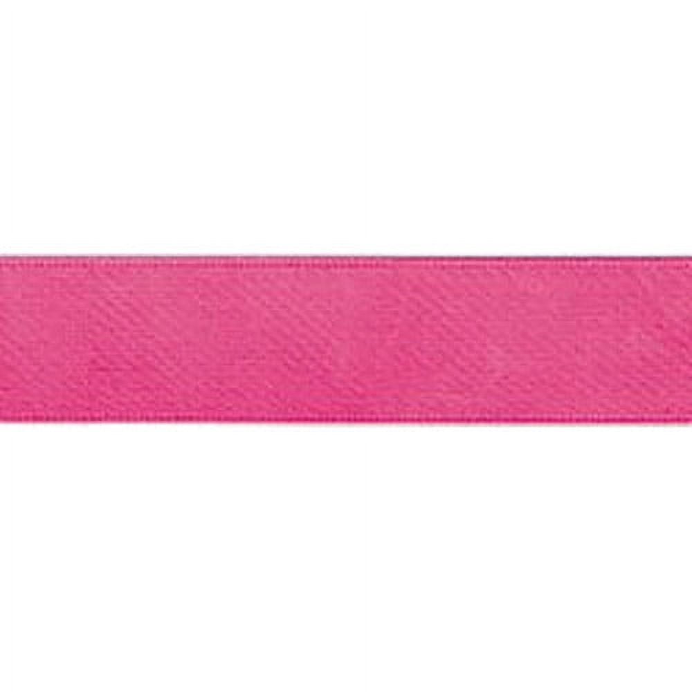 Offray Satin 1.5" Single Face Hot Pink Ribbon, 12 Ft. - Walmart.com