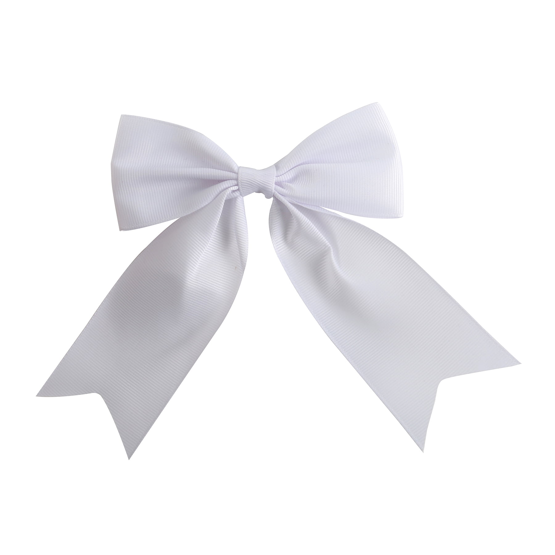 Offray Solid White Large Grosgrain Bow with Tails, 1 Each - Walmart.com