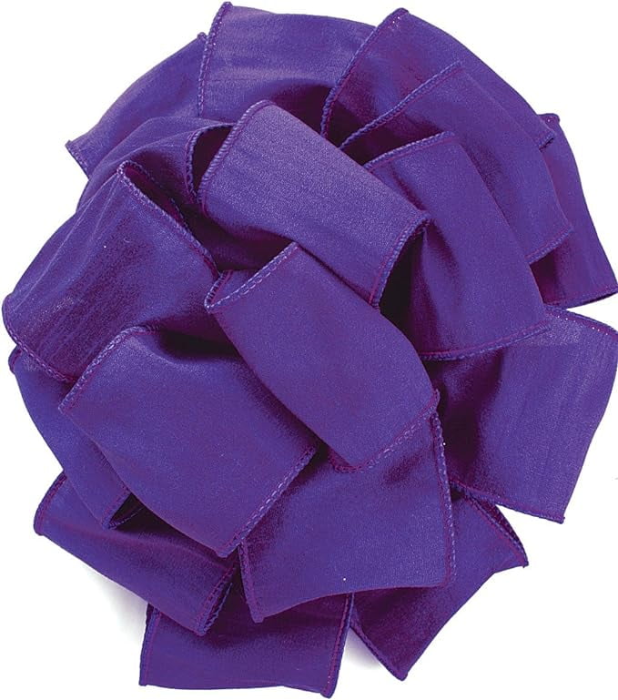 Offray Wired Edge Anisha Craft Ribbon, 4-Inch Wide by 10-Yard Spool ...