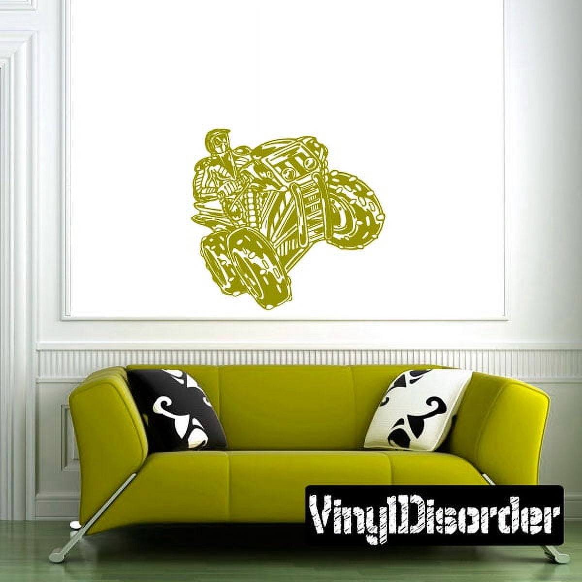 Offroad ATV Wall Decal - Vinyl Decal - Car Decal - DC 057 - 36 Inches ...