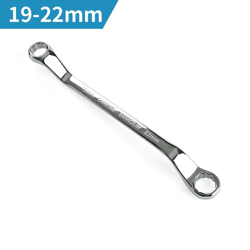 Offset Box End Wrench Hand Tools Carbon Steel Double Ring End Wrench Long Resistance Spanners ...