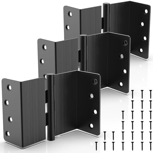 Offset Door Hinges, 4 Inches Expandable Door Hinges, 1/4" Radius Corner ...