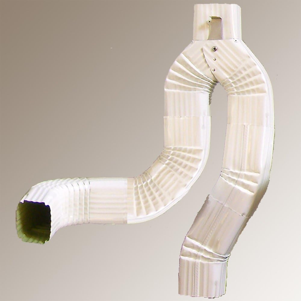Offset Downspout Diverter (High Gloss White, 3X4) - Walmart.com