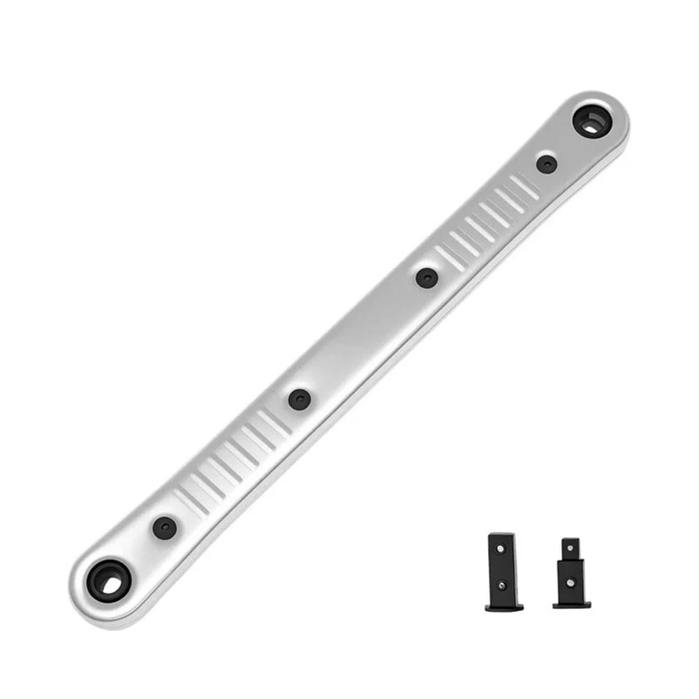 Offset Extension Wrench with 1/4-Inch & 3/8-Inch Square Drive Adapters ...