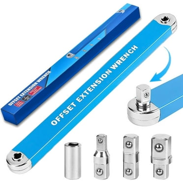 CENTRE Offset Extension Wrench, 15-Inch Offset Impact-Ready Socket ...