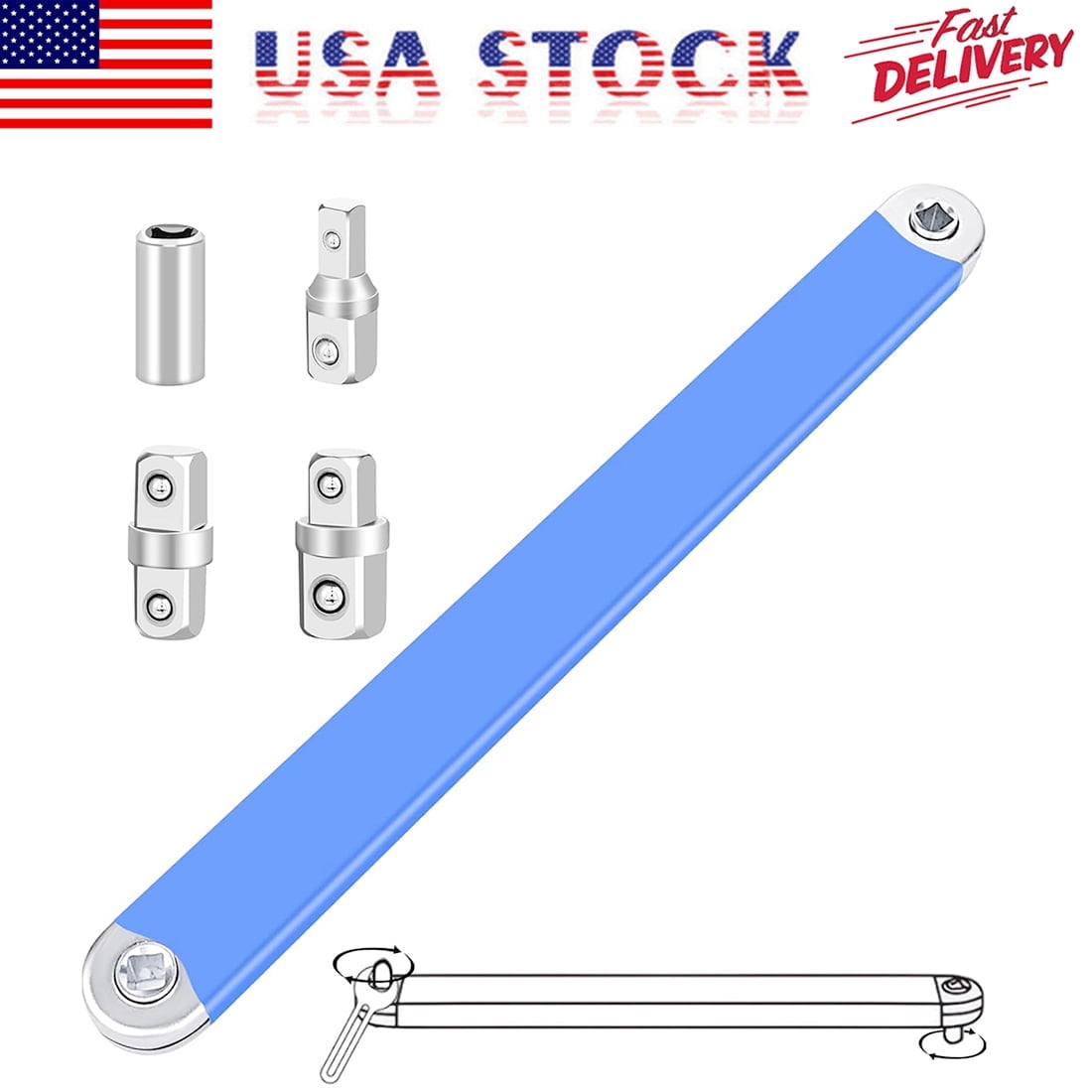 Offset Extension Wrench, Professional Offset Extension Ready Socket ...