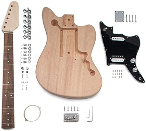 Offset Hardtail Electric Guitar Kit – DIY Build Your Own Guitar – Short Scale 24-9/16” – Pre ...