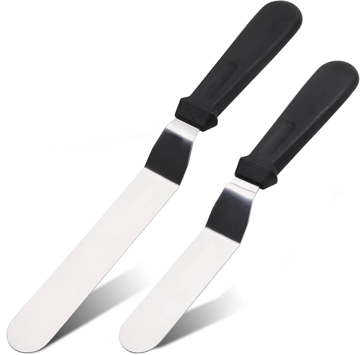 Offset Icing Spatula Set Angled Stainless Steel Cake Frosting Spatulas ...