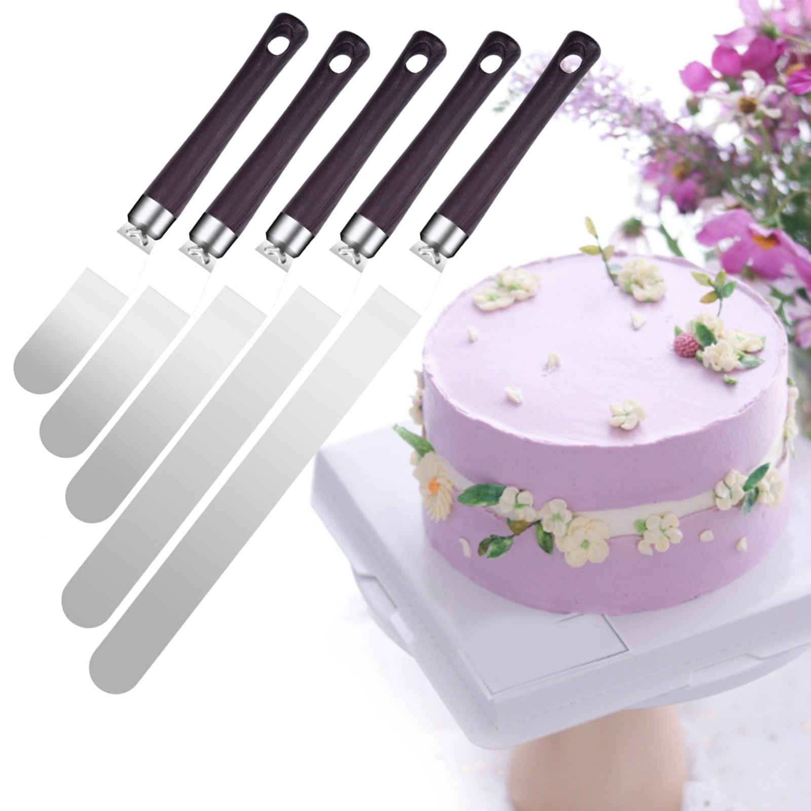Offset Spatula Frosting Spatula Cake Scraper Icing Spatula for Cakes ...
