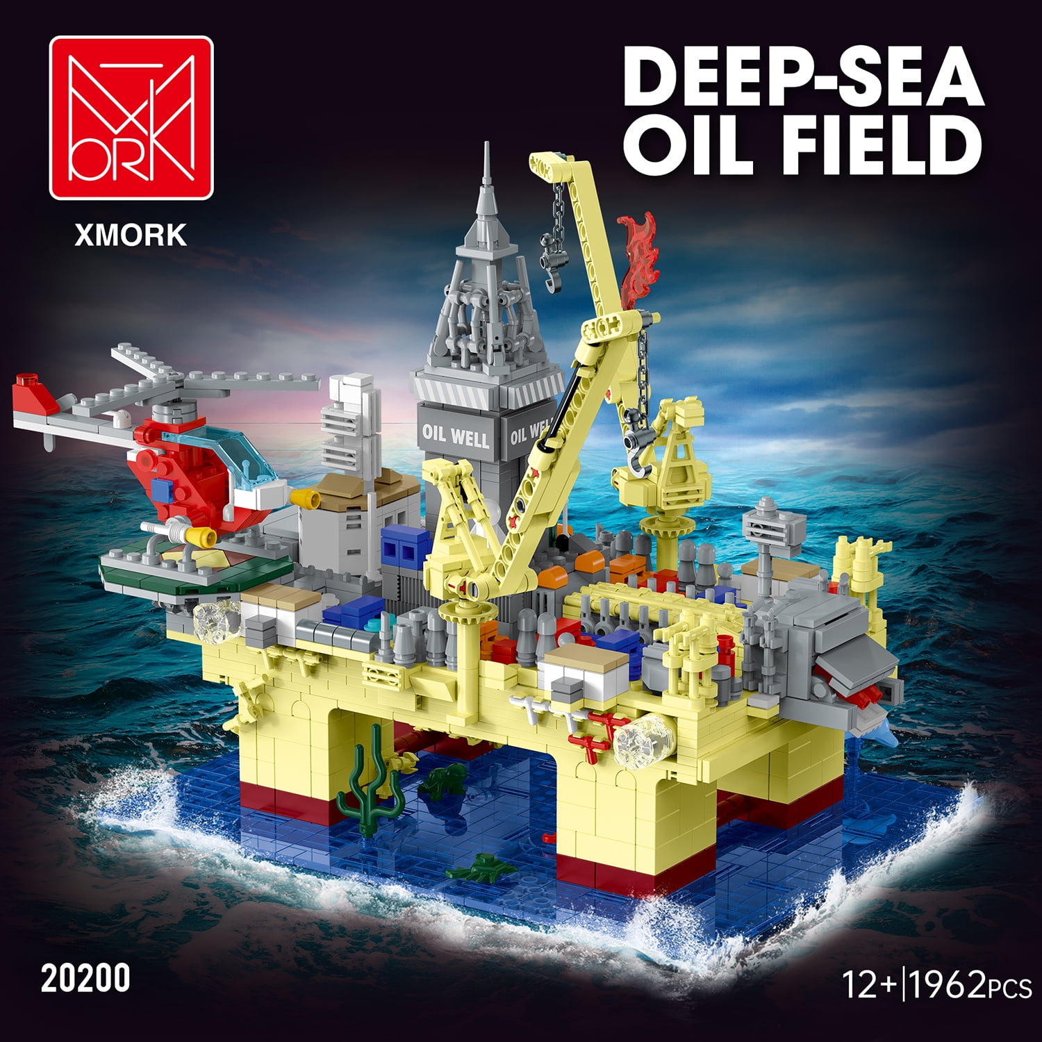 Offshore Rig Building Kit, Adult Large Offshore Oil Building Model Set ...