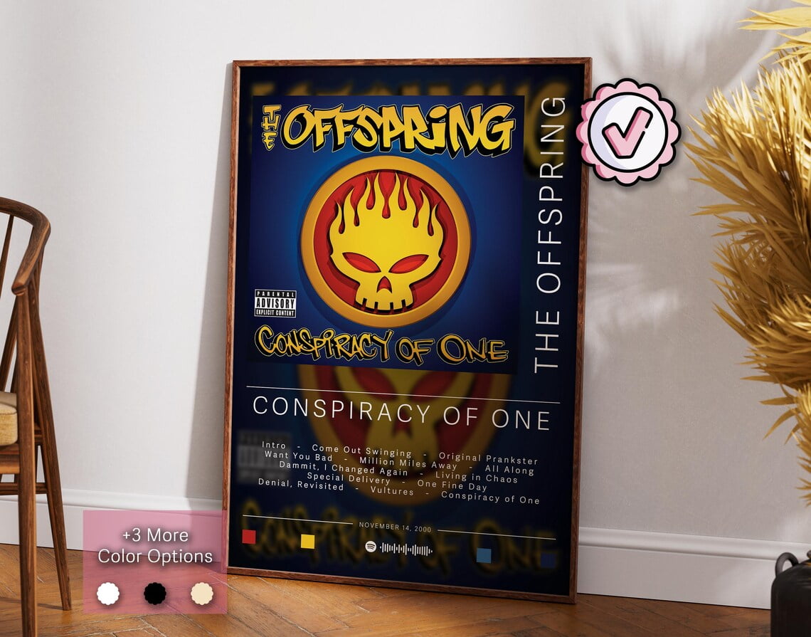 The Offspring Poster Conspiracy One Poster Album Poster Prints Wall ...