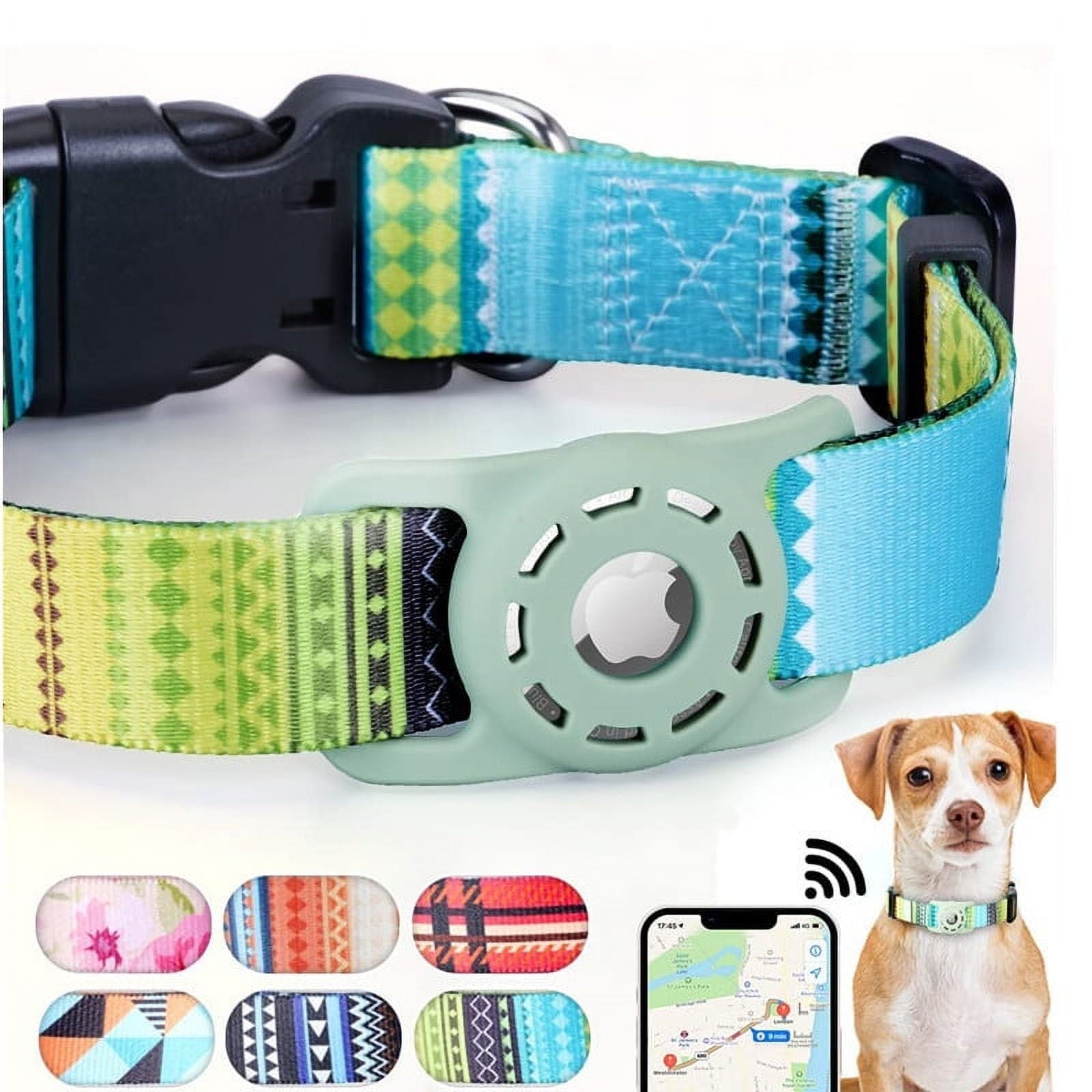 Ofocase Dog Collar for AirTag Cat Puppy Collar with Silicone AirTag ...