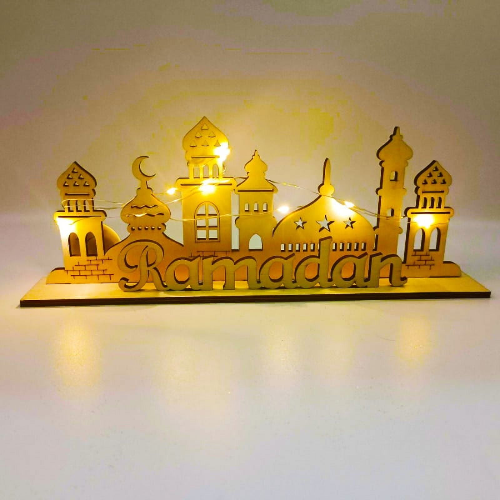 Ofocase Eid Crafts Night Light, Ramadan Mubarak Lamp Decorations 3D ...