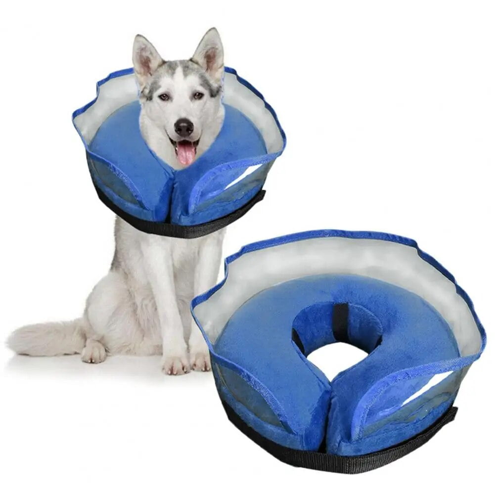 Ofocase Inflatable Dog Cone After Surgery for Dogs, Protective Dog ...