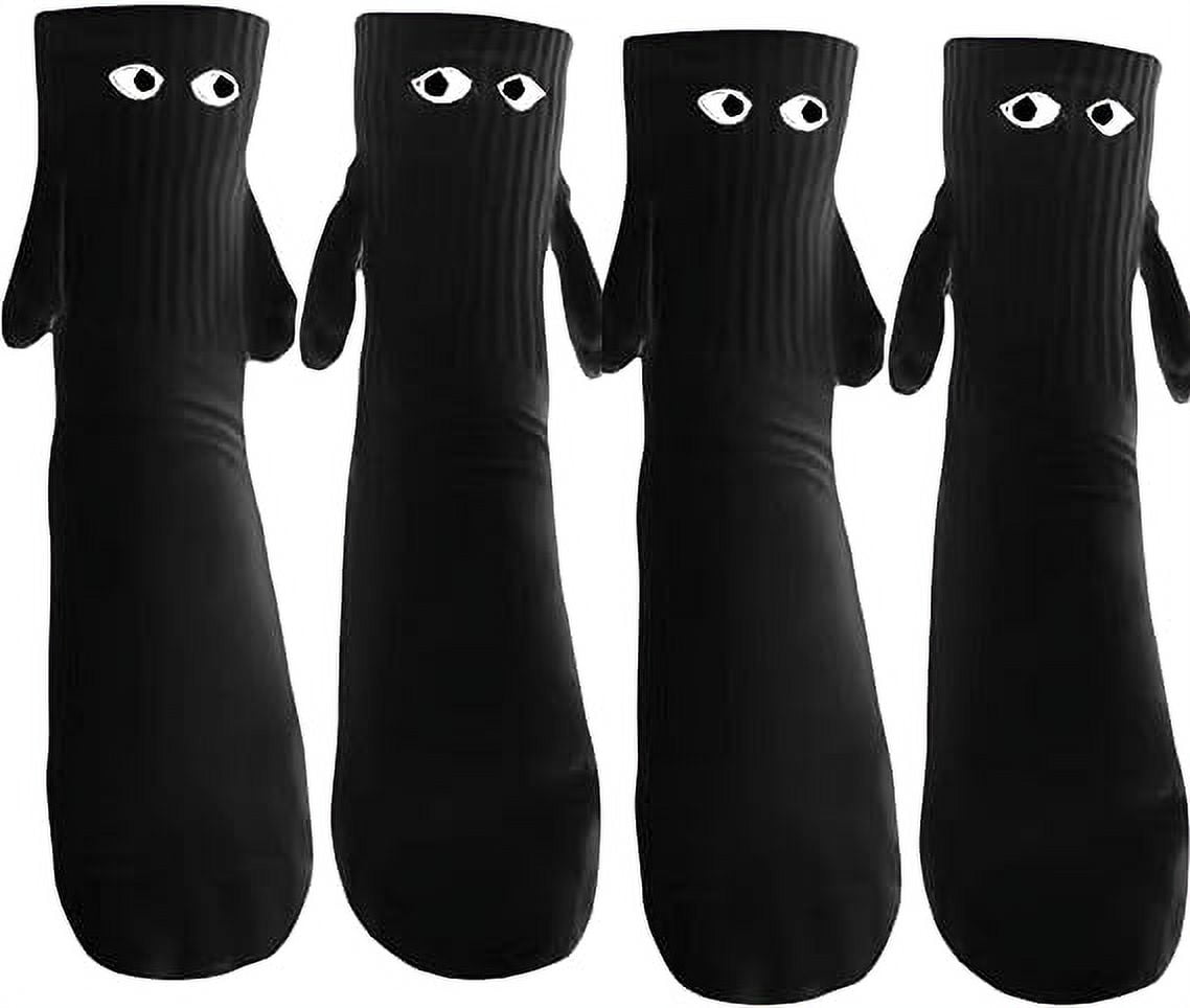 Ofocase Magnetic Suction Couple Socks, Couple Holding Hands Socks Funny ...