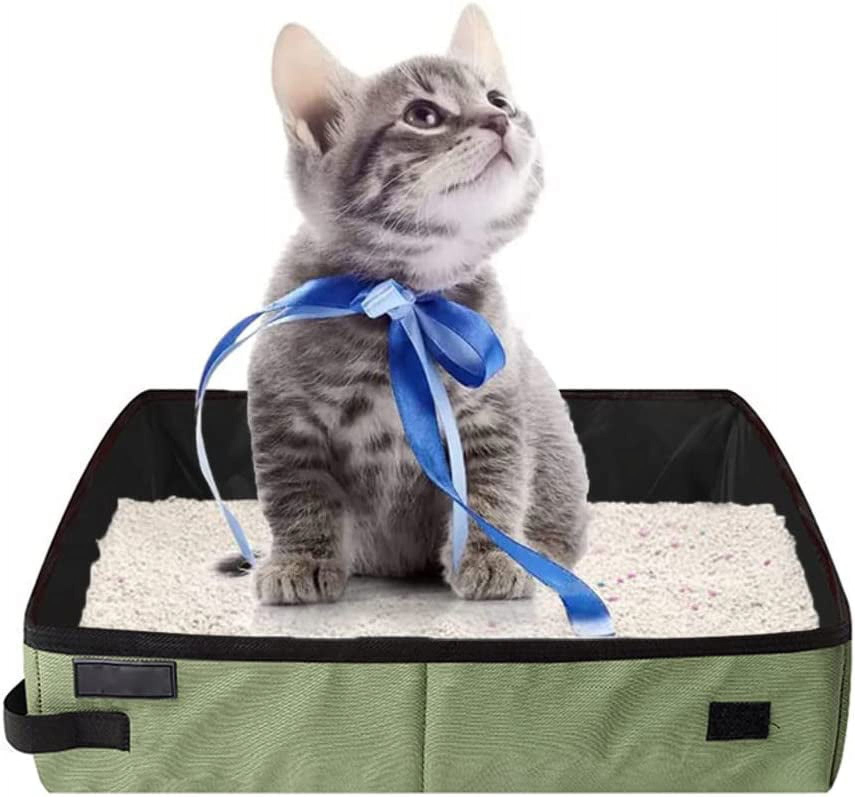 Ofocase Portable Cat Litter Carrier Outdoor Collapsible Litter Box ...