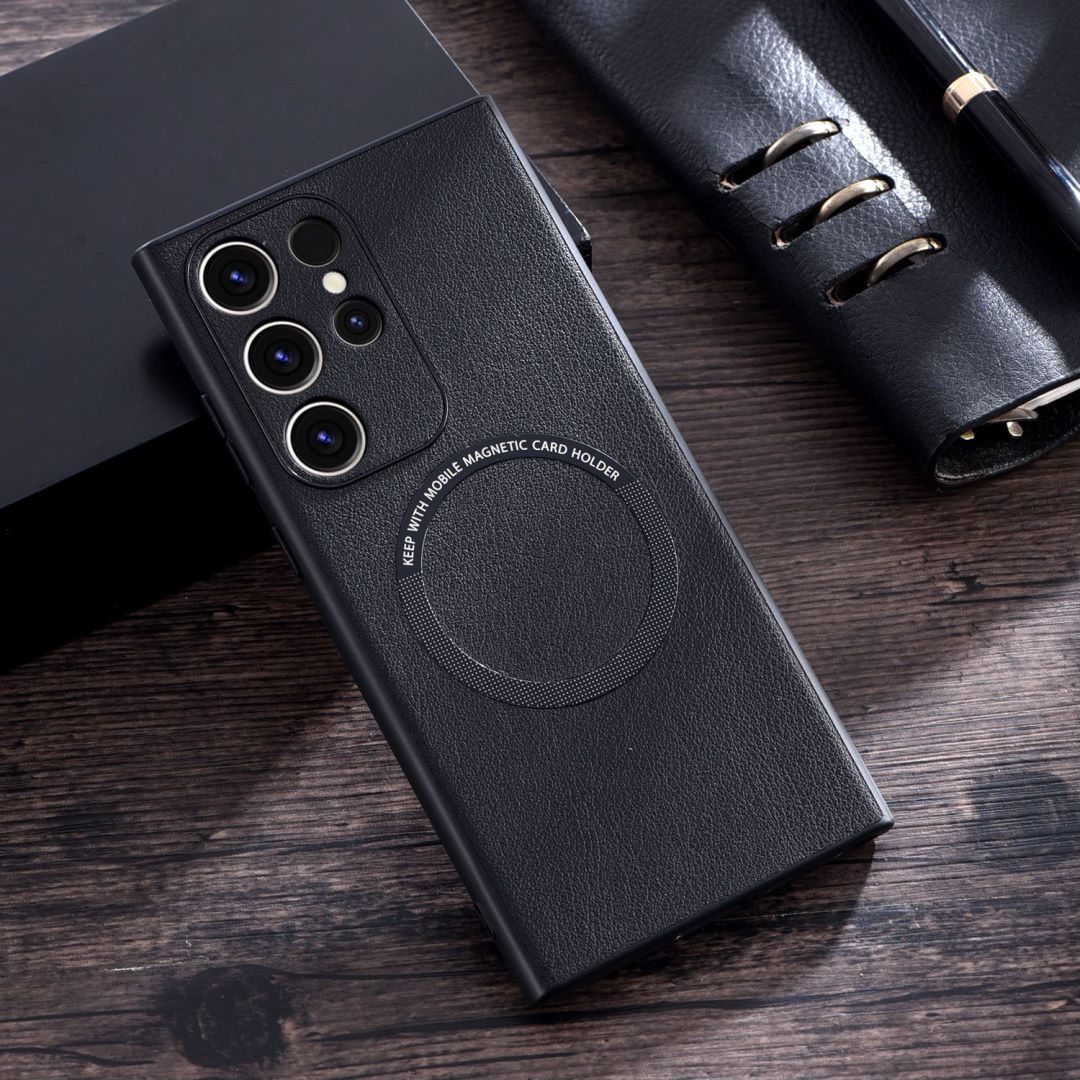 Ofocase for Samsung Galaxy S24 Ultra S24 Plus S24 Magnetic MagSafe Case Leather Shockproof Thin ...