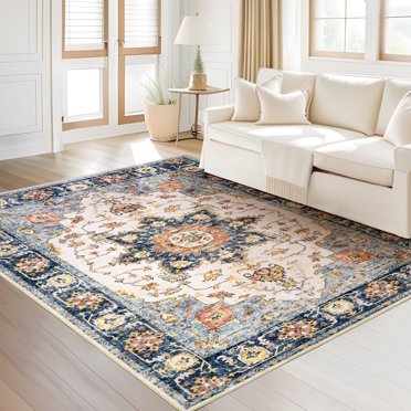 Nourison Thalia Vintage Rust Multicolor 9' x 12' Area Rug (9x12 ...