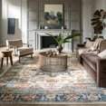 Ofoor Area Rugs for Living Room 9'x12' Washable Rugs Retro Large Area ...