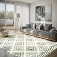 Ofoor Area Rugs for Living Room 9'x12' Washable Rugs Retro Large Area ...