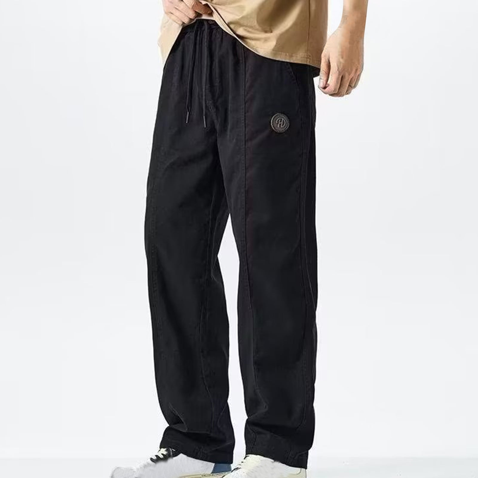 Ofreoo Cargo Pants for Men Loose Fit Washed Duck Utility Work Pant ...